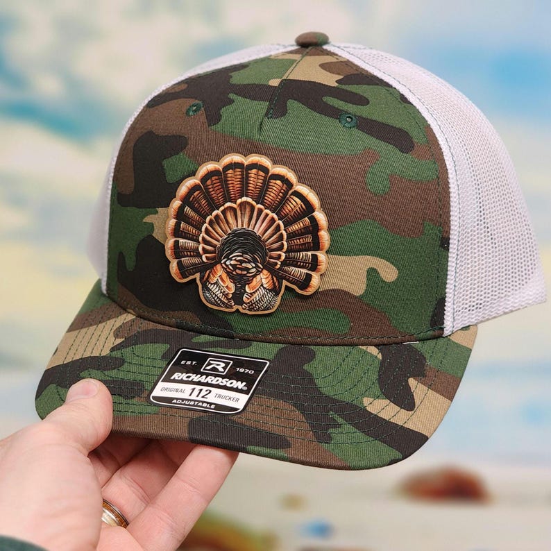 Turkey Hunting Hat - Richardson 112, Camo Trucker Hat - Etsy