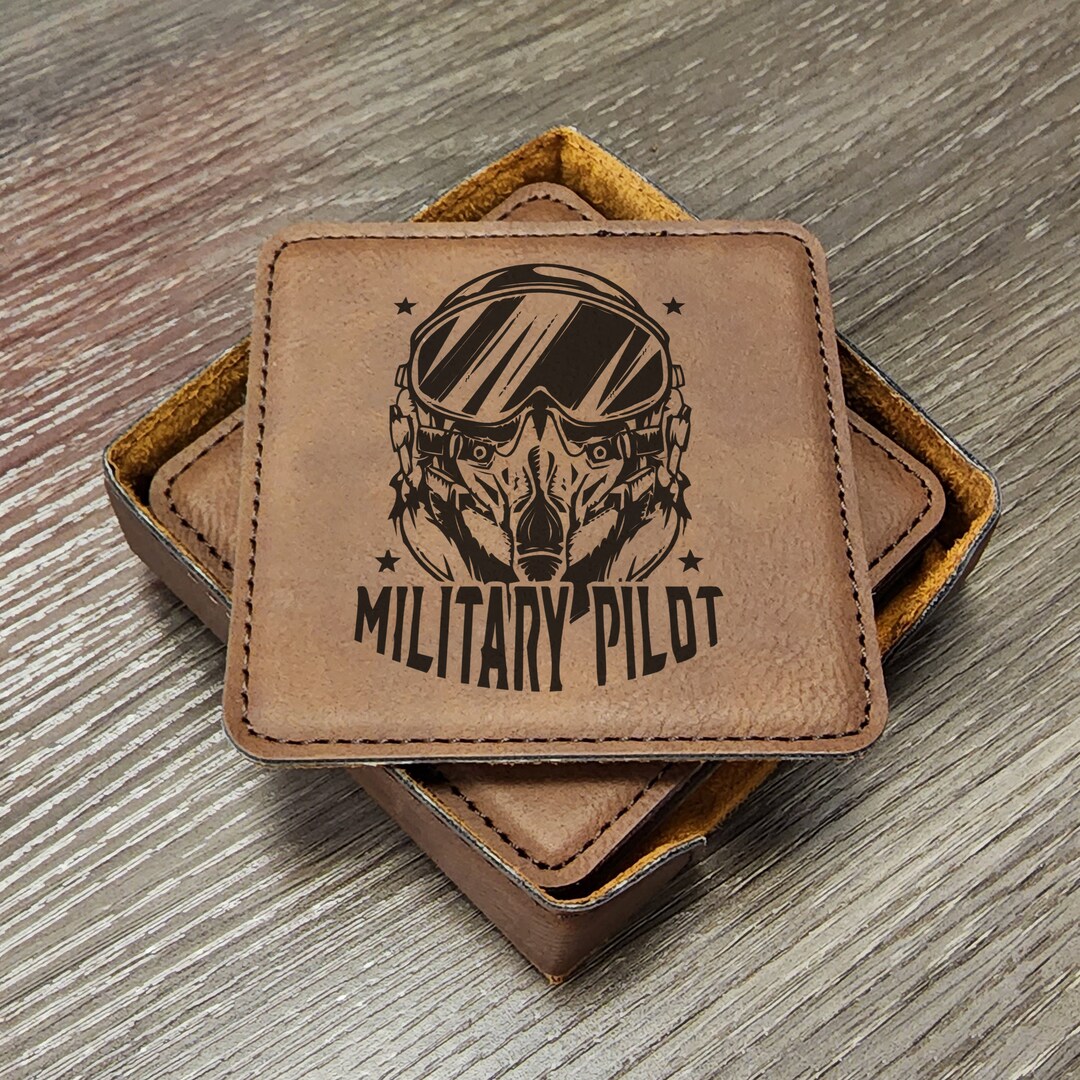 Military Pilot Coaster, Military Proud Coaster, Air Force Gift, Marine ...