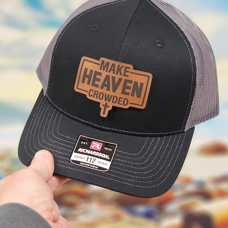 Make Heaven Crowded, Casual Mesh Hat, Baptism Present, Trendy Youth Cap ...