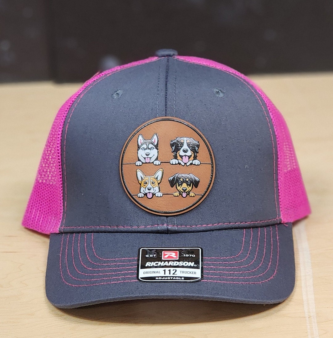 Stylish Richardson Cap With Pet Design, Unique Father's Day Gift, Cap ...