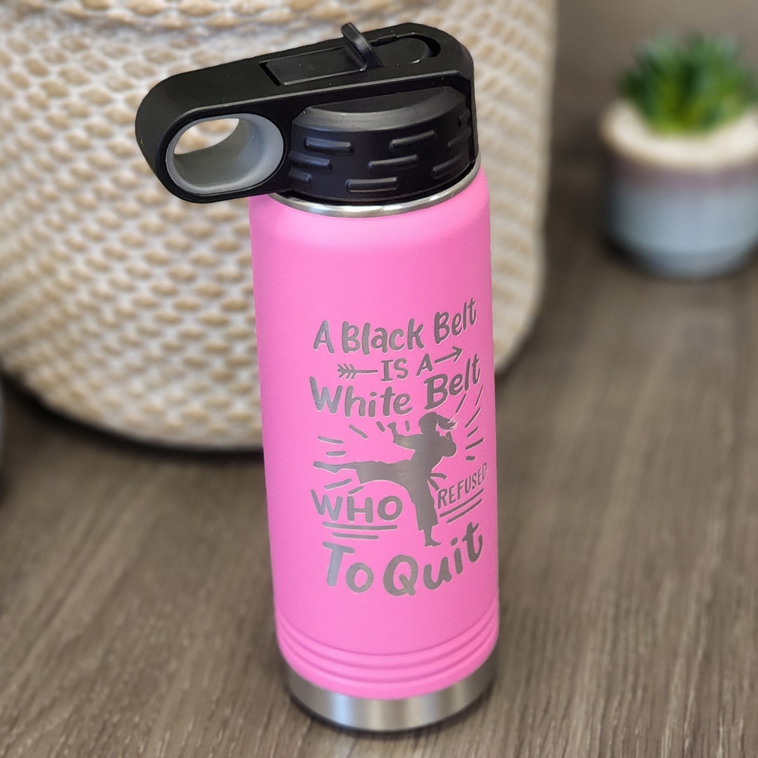 Personalized Karate Water Bottle: Engraved Martial Arts Gift, 20oz - Etsy