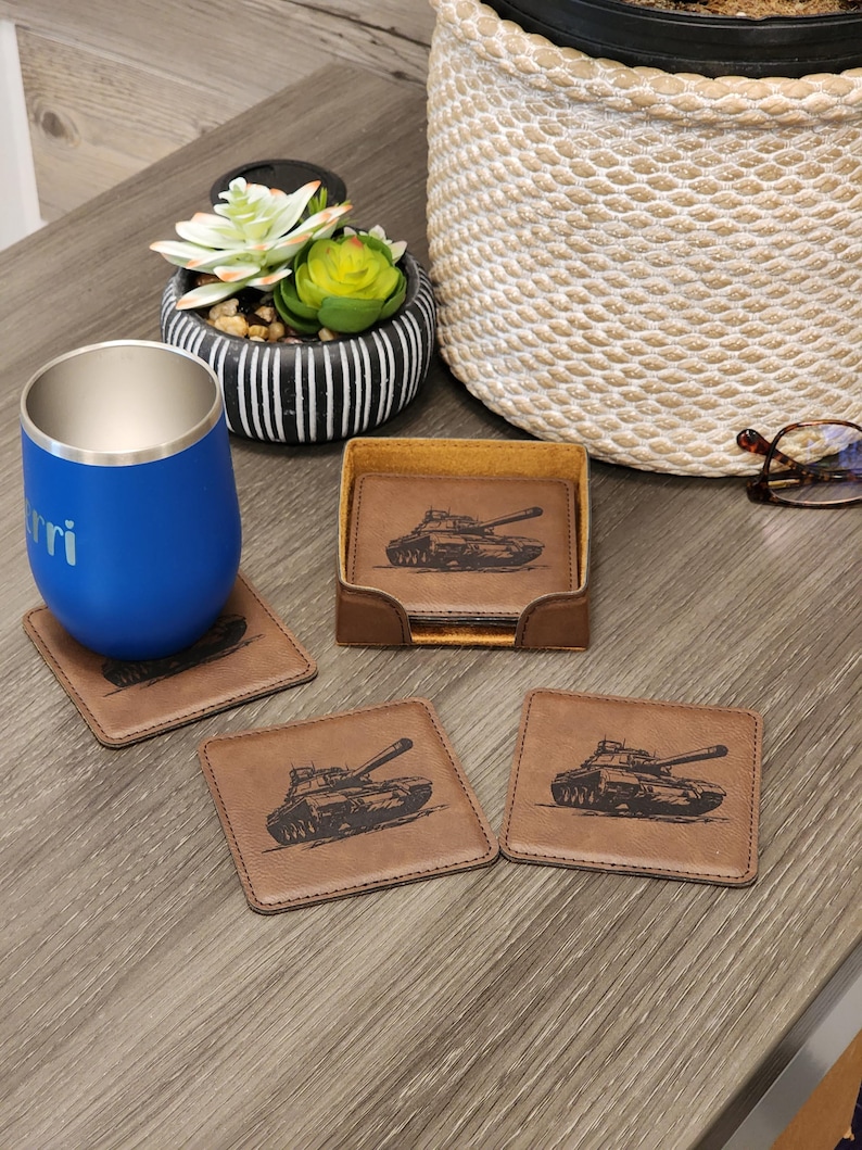 Military Tank Coaster, Military Proud Coaster, Army Gift Coasters ...