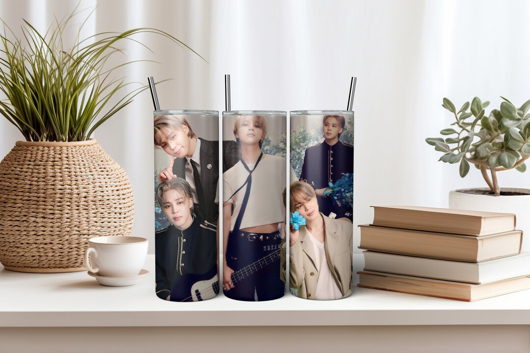 BTS Jimin MUSE 20 Oz Skinny Tumbler Wrap for Sublimation - Etsy