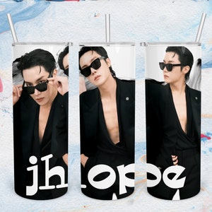 BTS Jhope 20 Oz Skinny Tumbler Wrap for Sublimation - Etsy