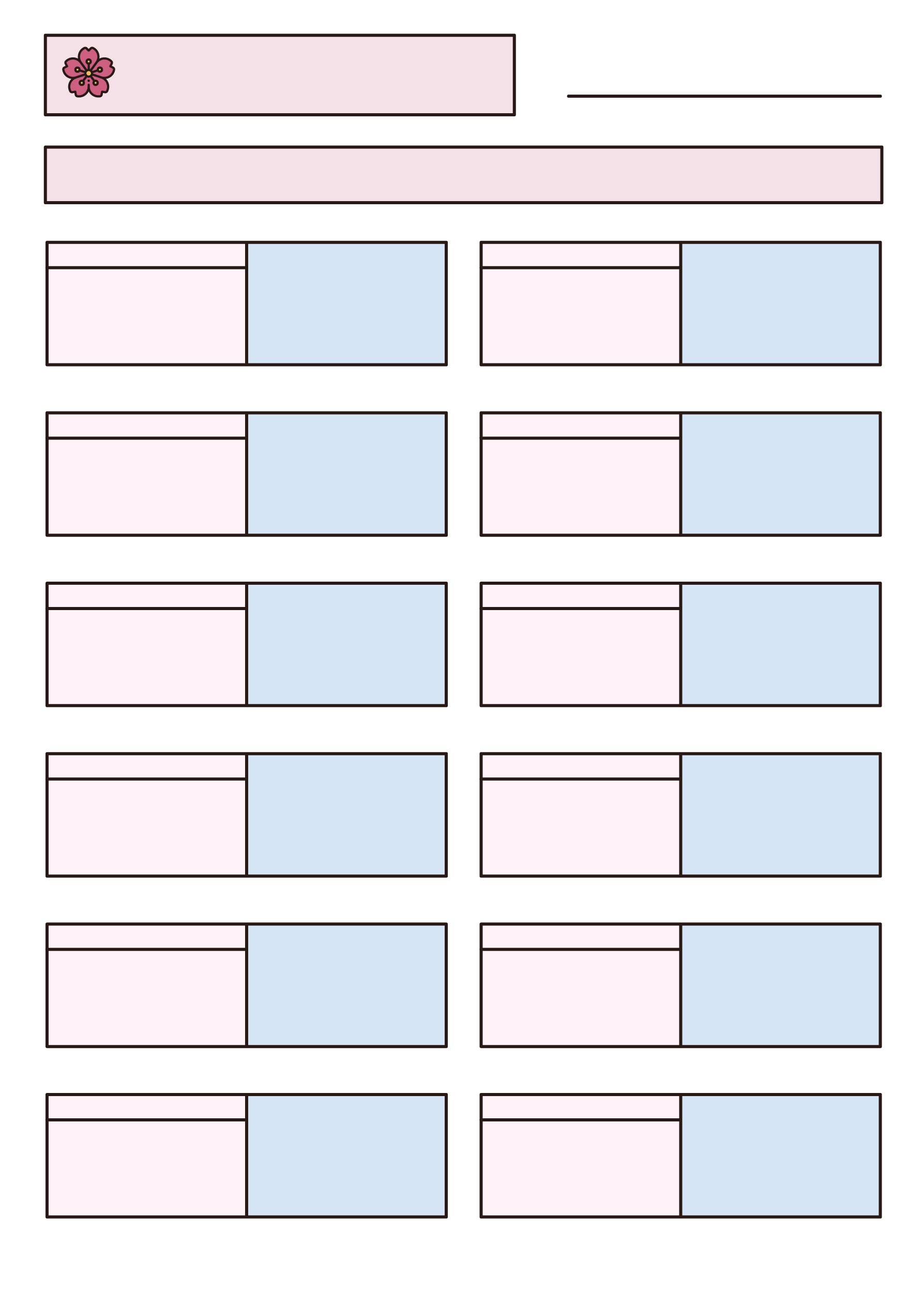 Cherry Blossom Goodnotes Language Learning Notebook | Helpful Study ...