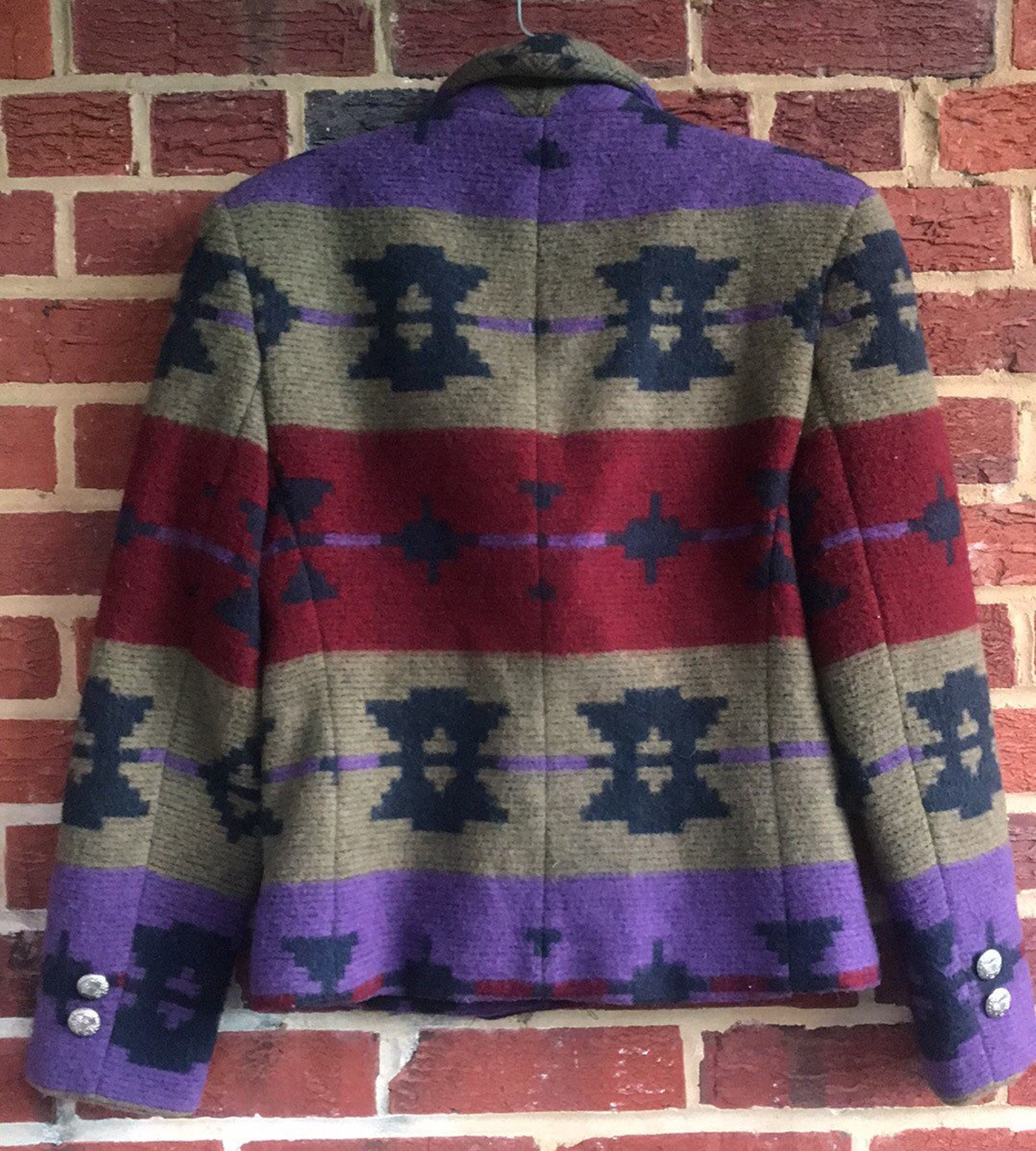 Western Jacketsouthwesternblazer Wool Jacketwool - Etsy