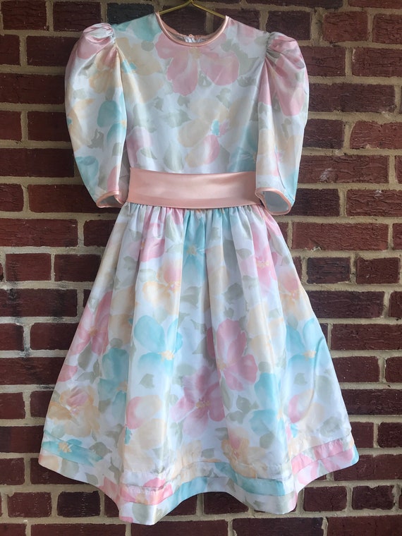 Vintage Girls Dress, vintage,70s,80s,vintage, - Gem
