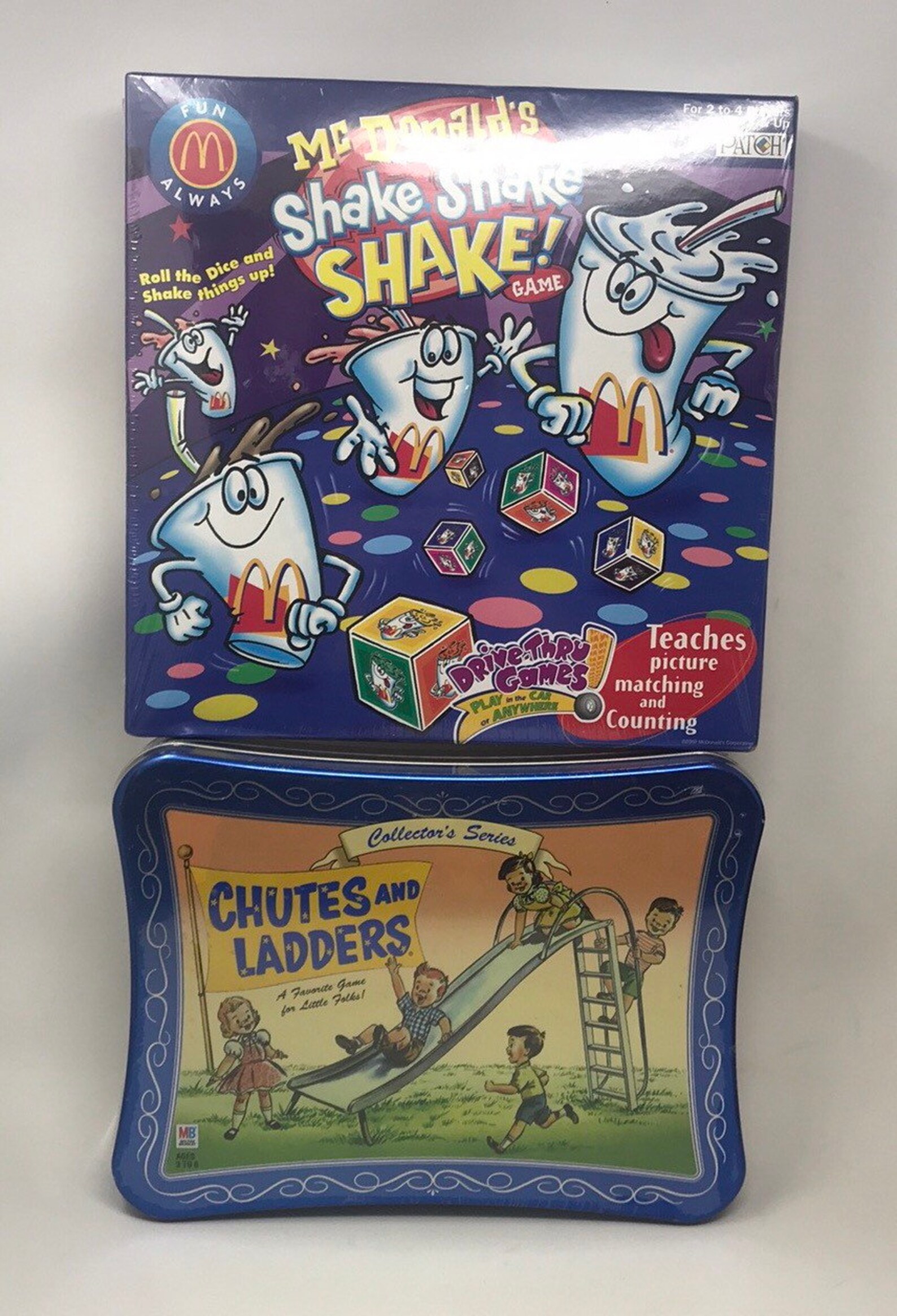 Chutes and ladders game McDonalds shake shake | Etsy