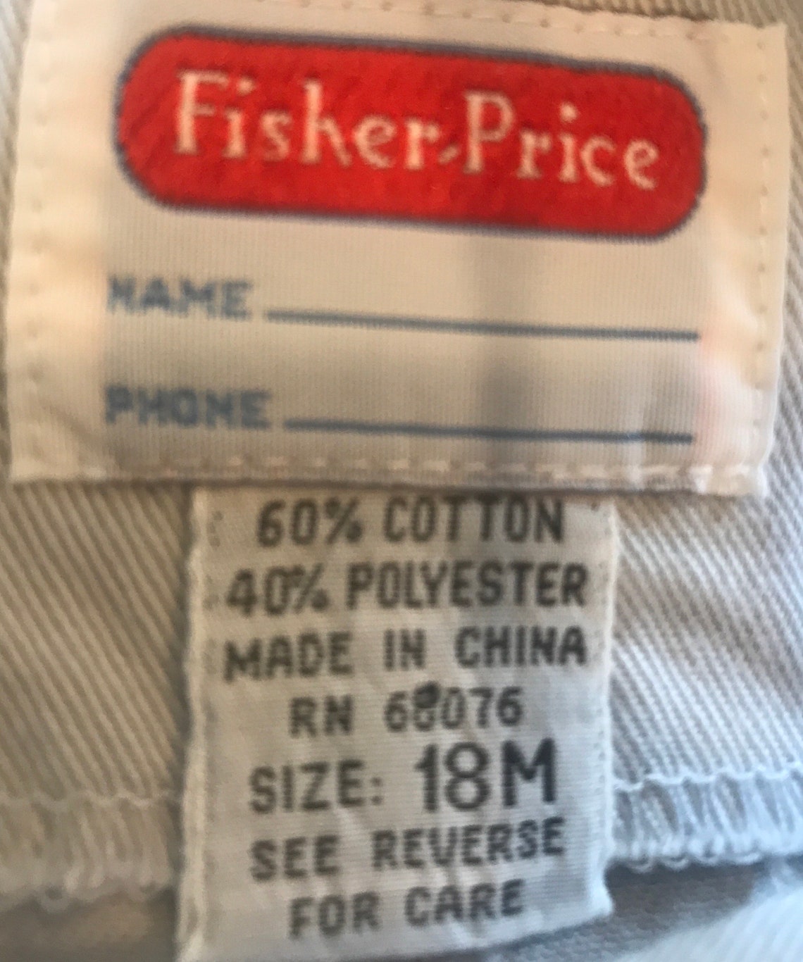 Fisher-price Overalls Vintage Overalls Vintagelittle - Etsy