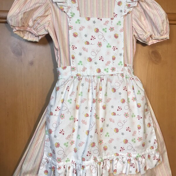 Girls Apron Dress - Etsy