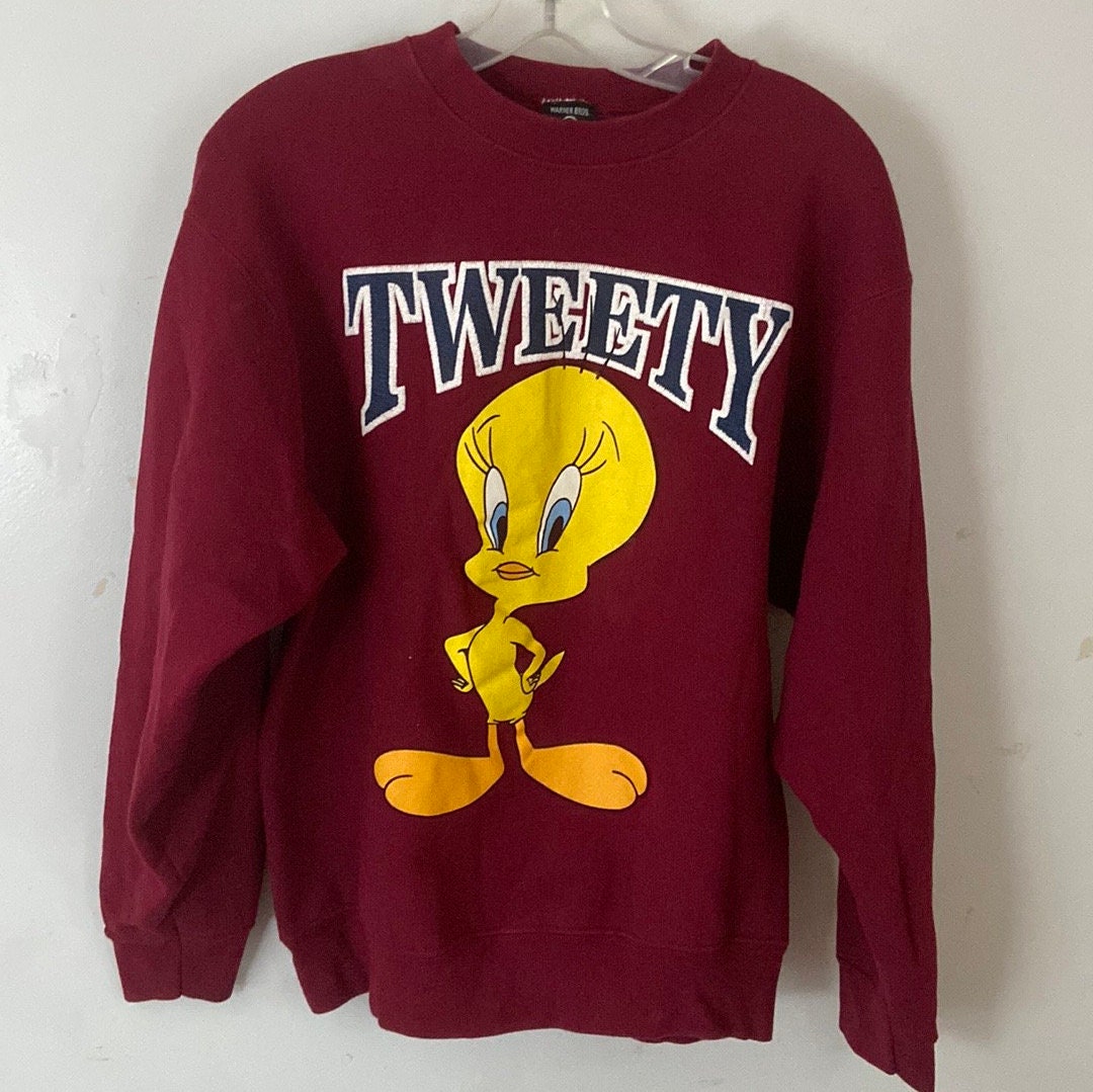 Tweety Bird USA Made 90s Warner Bros Studio Store Sweatshirt - Etsy