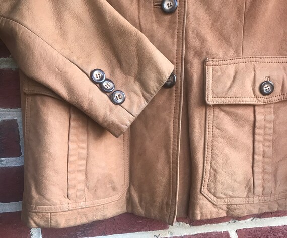 Georgetown Leather Safari Style Coat, Georgetown leat… - Gem