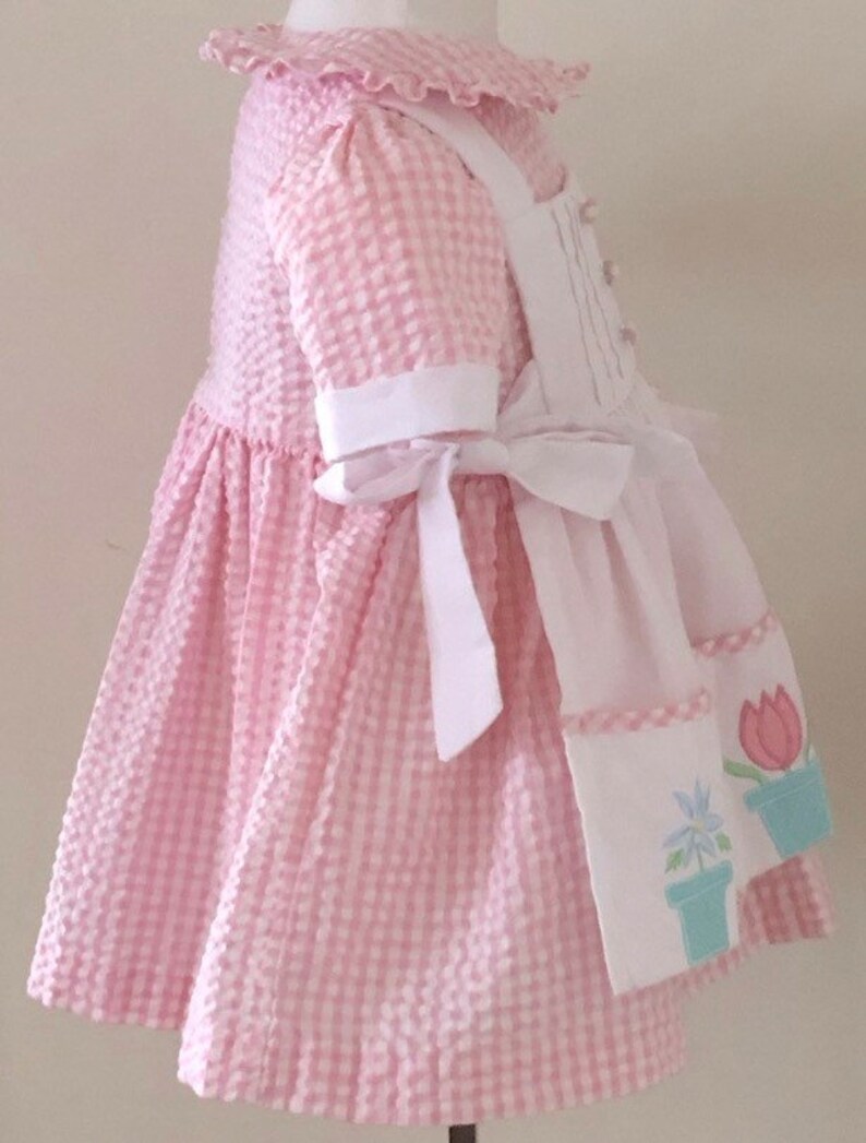 Vintage Faux Apron Dressapron Dressvintagevintage - Etsy