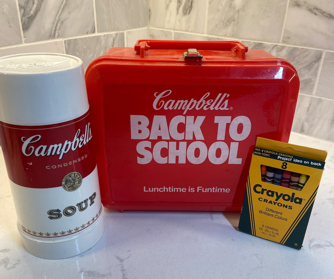 Campbells Lunch Box,lunchbox,lunch Box,vintage,vintage Lunchbox,80s ...