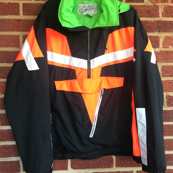 Neon Windbreaker - Etsy