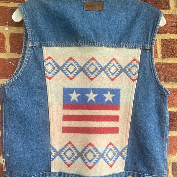Denim Vest - Etsy