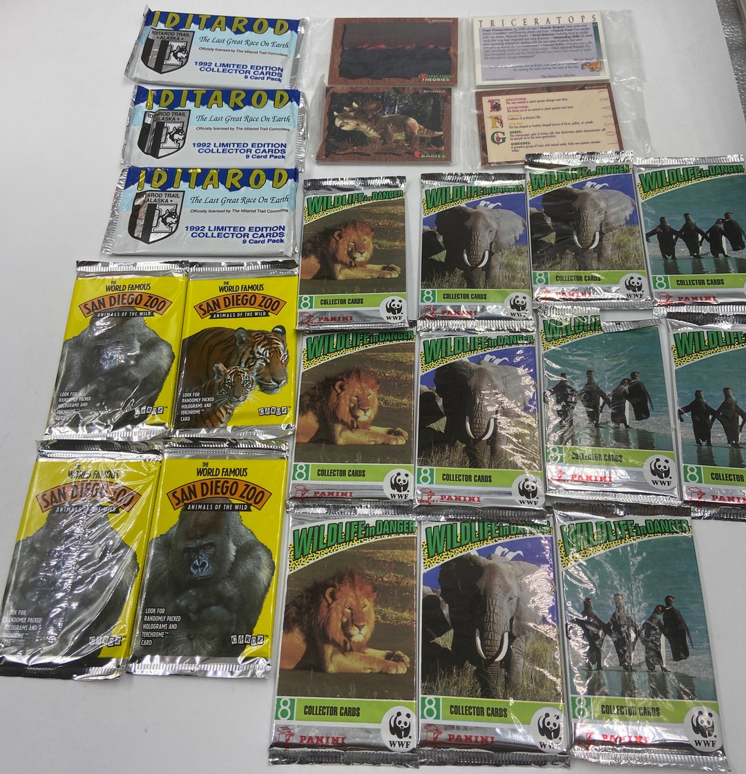 Vintage Trading Cards, Trading Cards, San Diego Zoo, Wildlife in Danger ...