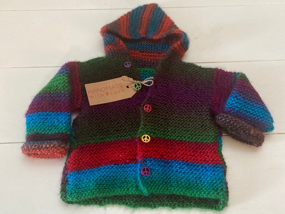 Handmade baby sweater,baby sweater,infant sweater,han… - Gem