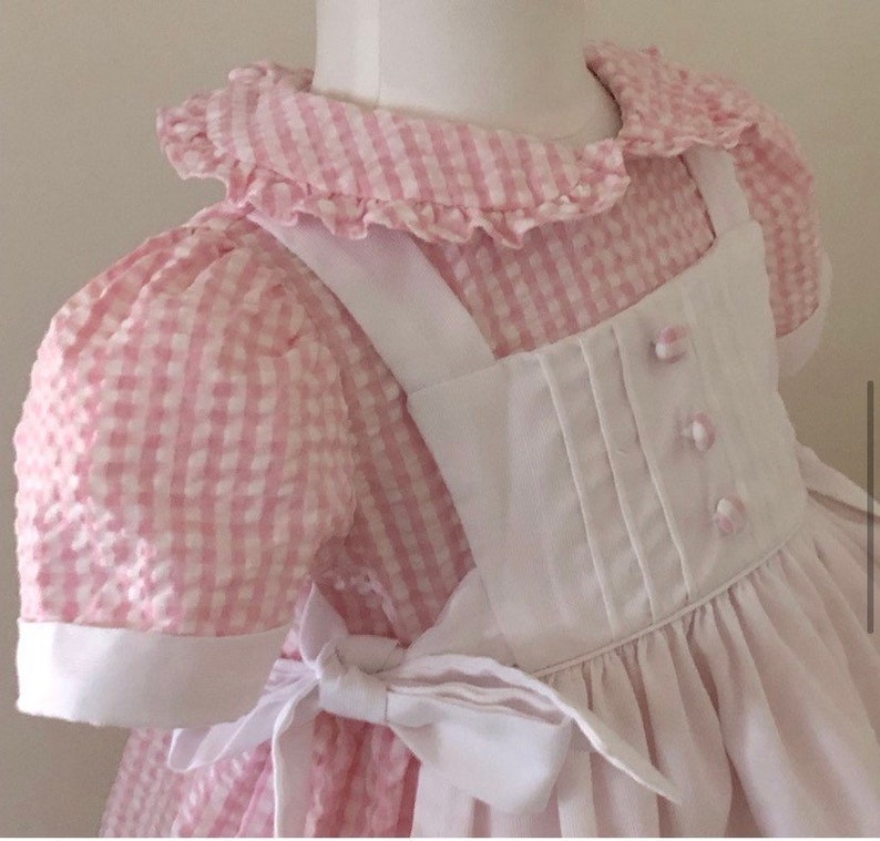 Vintage Faux Apron Dressapron Dressvintagevintage - Etsy