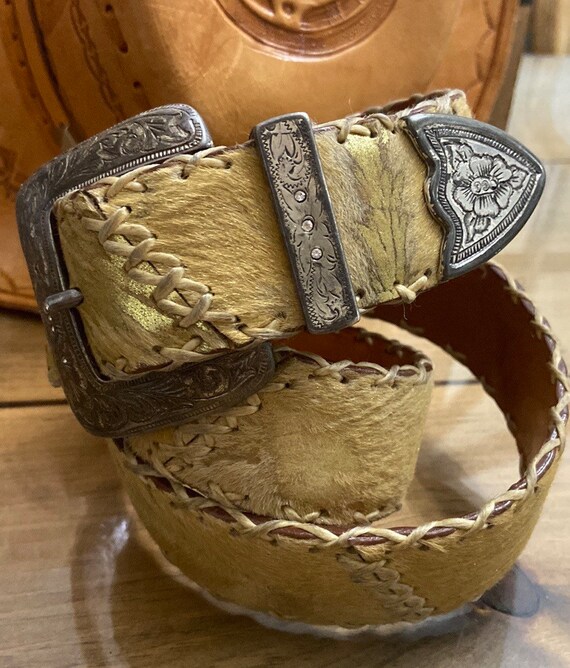 Vintage old western belt - Gem