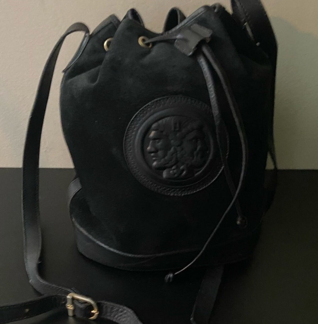Vintage Fendi Bag,fendi Purse,suede Bucket Bag,suede Purse, Fendi ...