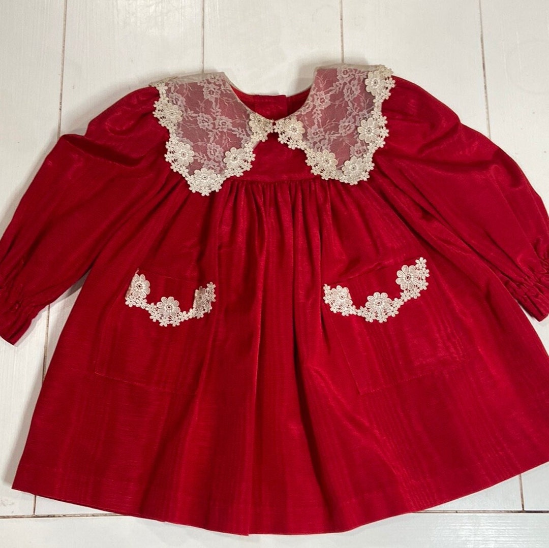 Storybook Heirloom Moire Toddler USA Made Dress,vintage,vintage Dress ...