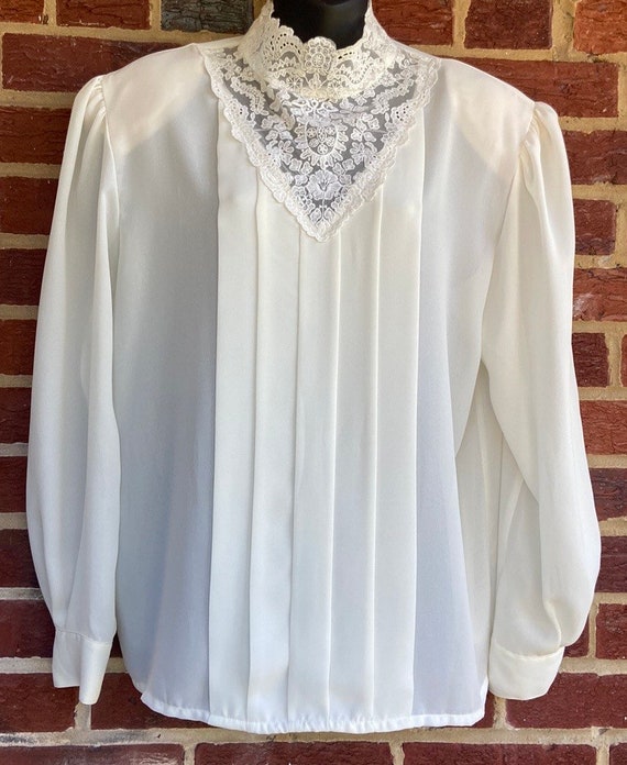 Victorian blouse,Victorian top,lace blouse,blouse,Sus… - Gem