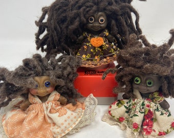 African American Troll Doll - Etsy