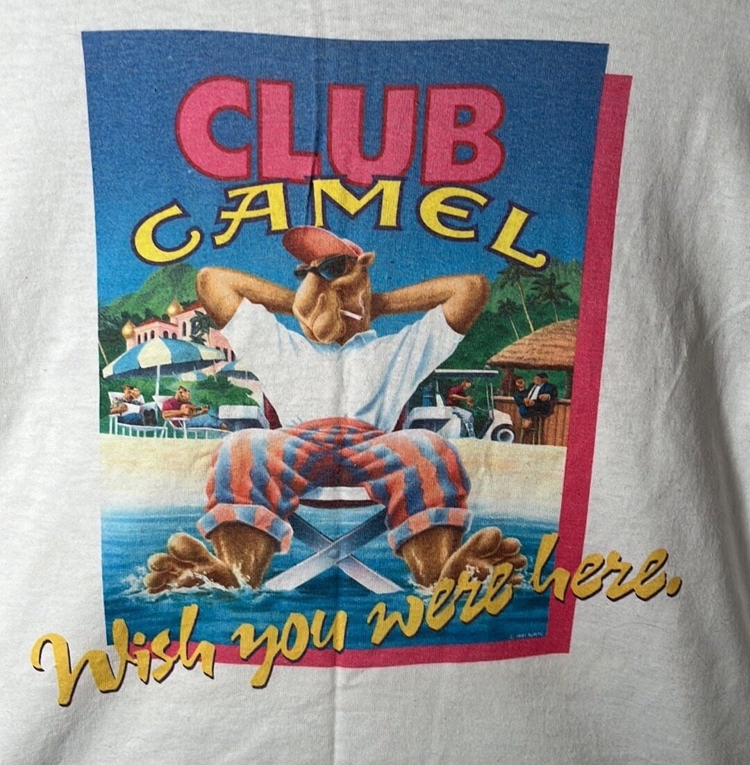 Camel Club Vintage Members T-shirt Rare Sz Xl,vintage T-shirt,vintage ...