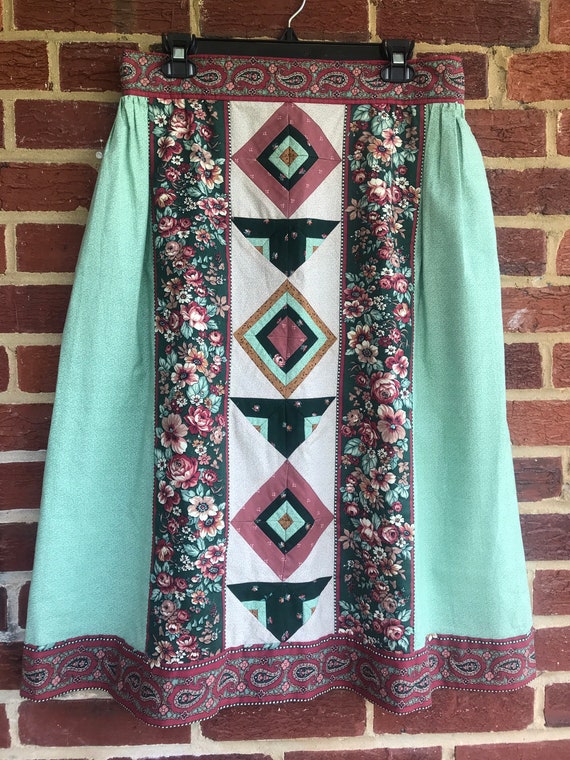 Quilted,Quilted skirt,handmade,handmade quilted skirt… - Gem