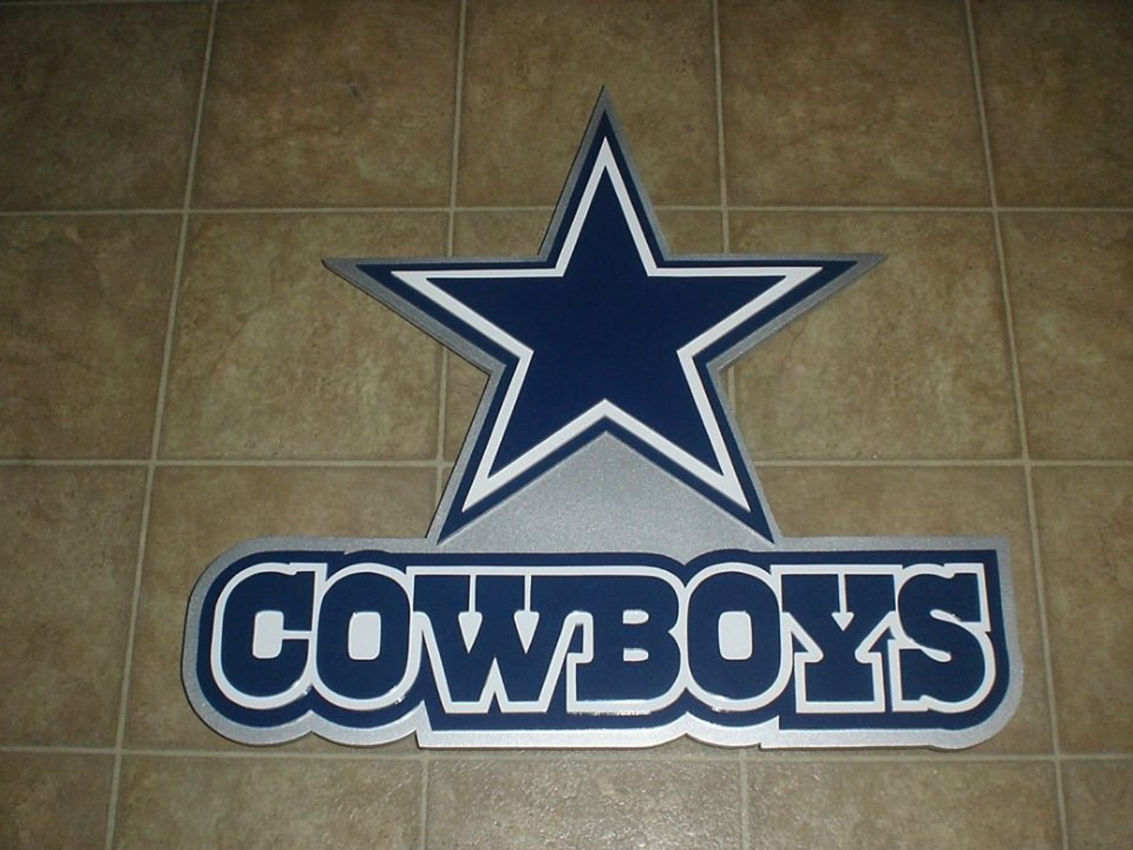 Dallas Cowboys 3D Wood Wall Decor Display With LED Lights Zeke Elliott ...