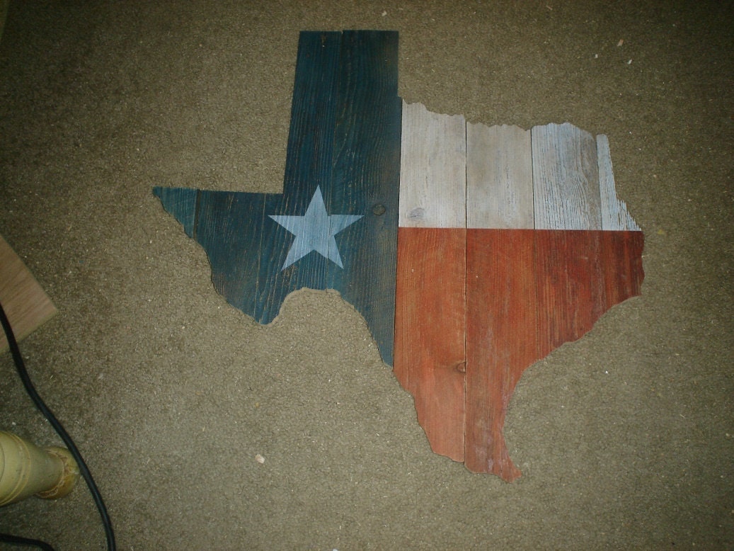 Rustic Wood Texas Flag Wall Display. - Etsy