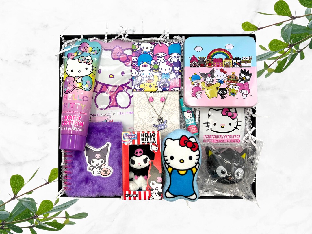 Kuromi Gift Basket | Kuromi Gift Box | Hello Kitty Gift Set | Valentine ...