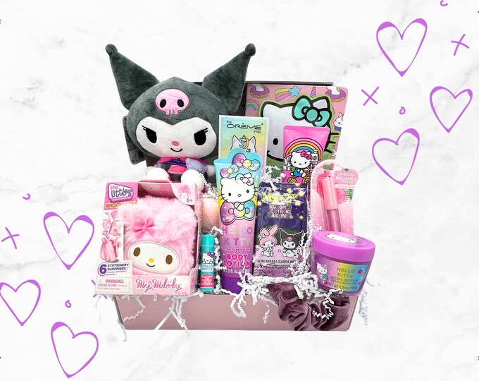 Kuromi Gift Box | Hello Kitty Gift Box | Self-care Gift Box | Kawaii ...