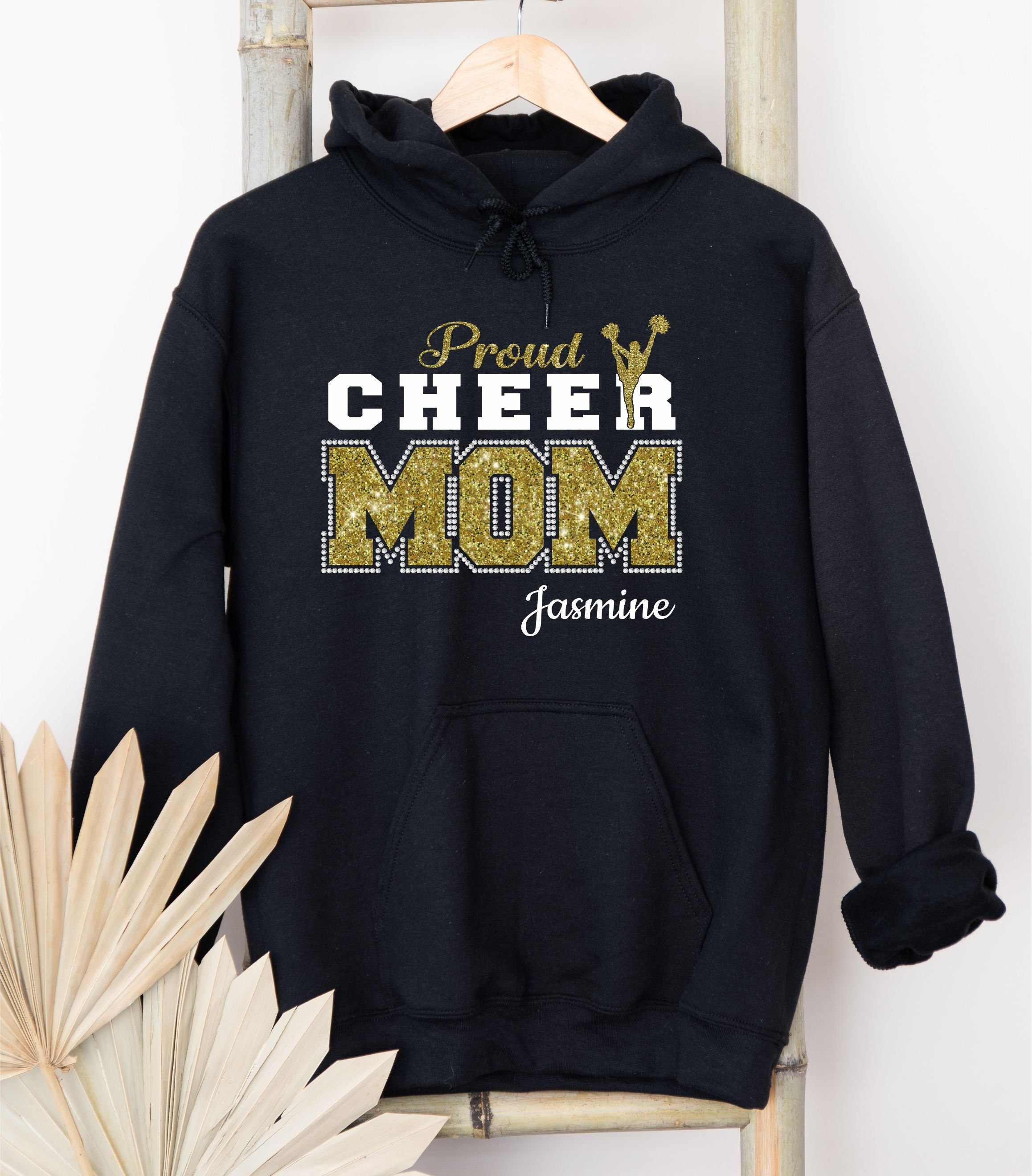 Personalized Cheer Mom Hoodie Custom Cheer Mom Hoodie Game - Etsy