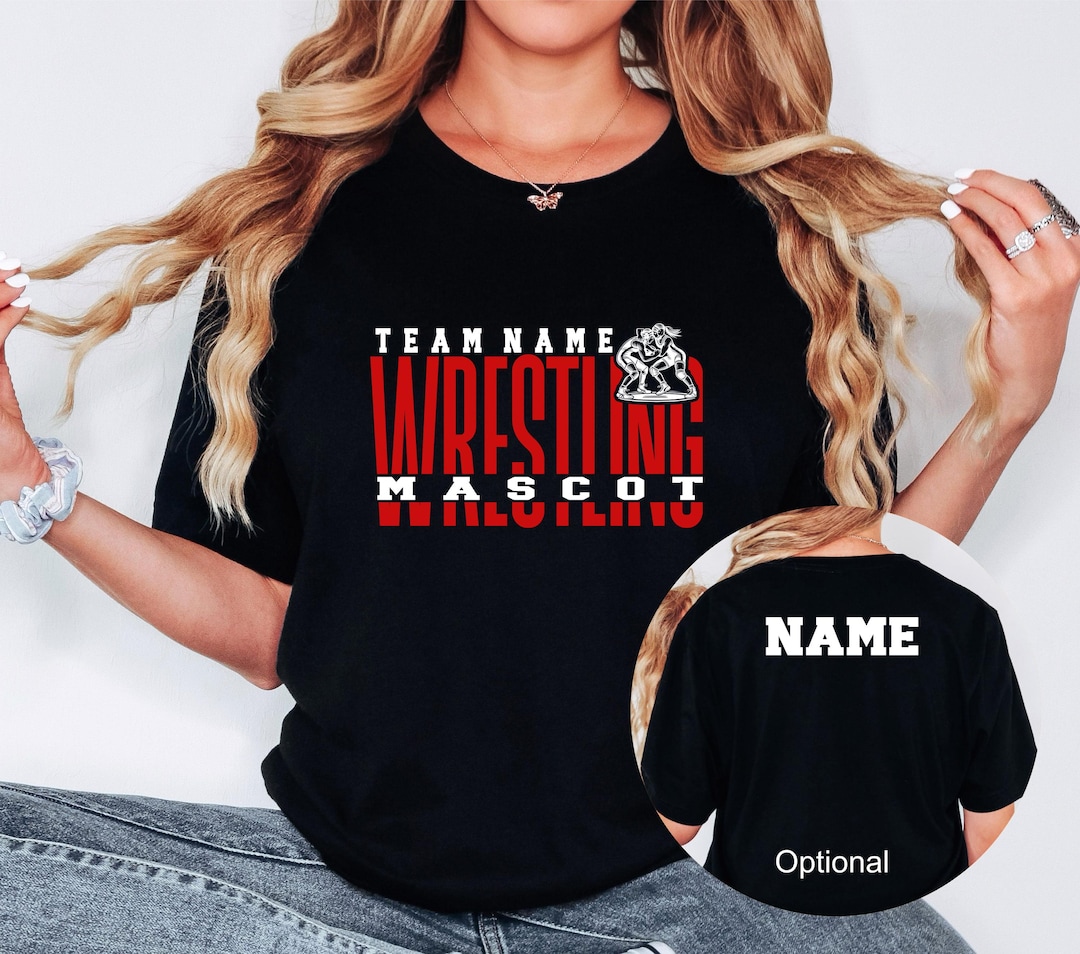 Custom Girls Wrestling Shirt, Personalized Mom Wrestling, Proud ...