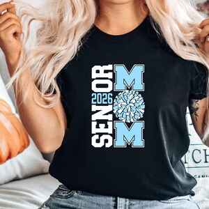 Custom Senior Cheer Mom Shirt Personalized Class of 2026 Spirit Wear ...