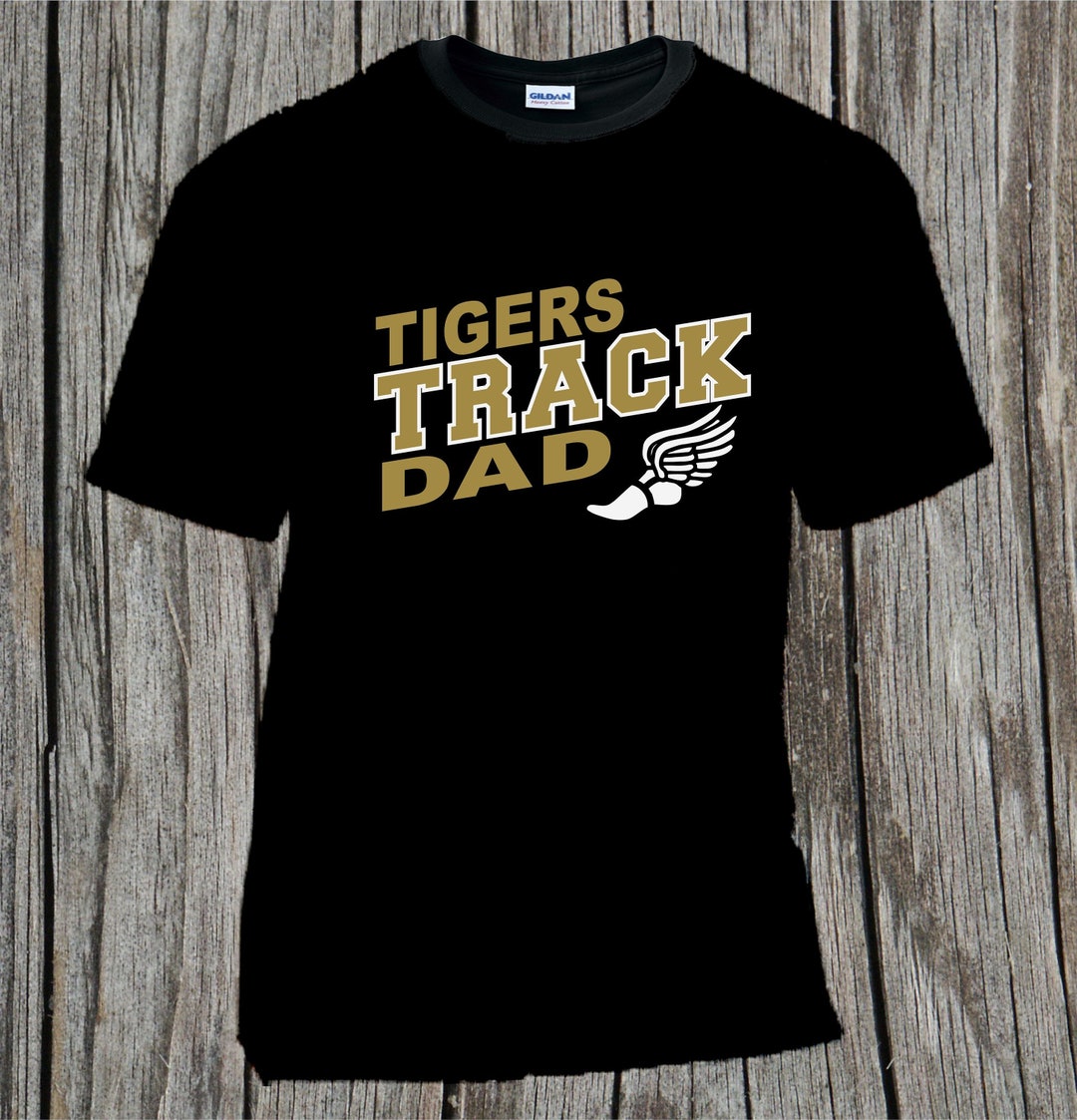 Personalized Track Dad Shirt, Track & Field Shirt, Dad Track Shirt ...