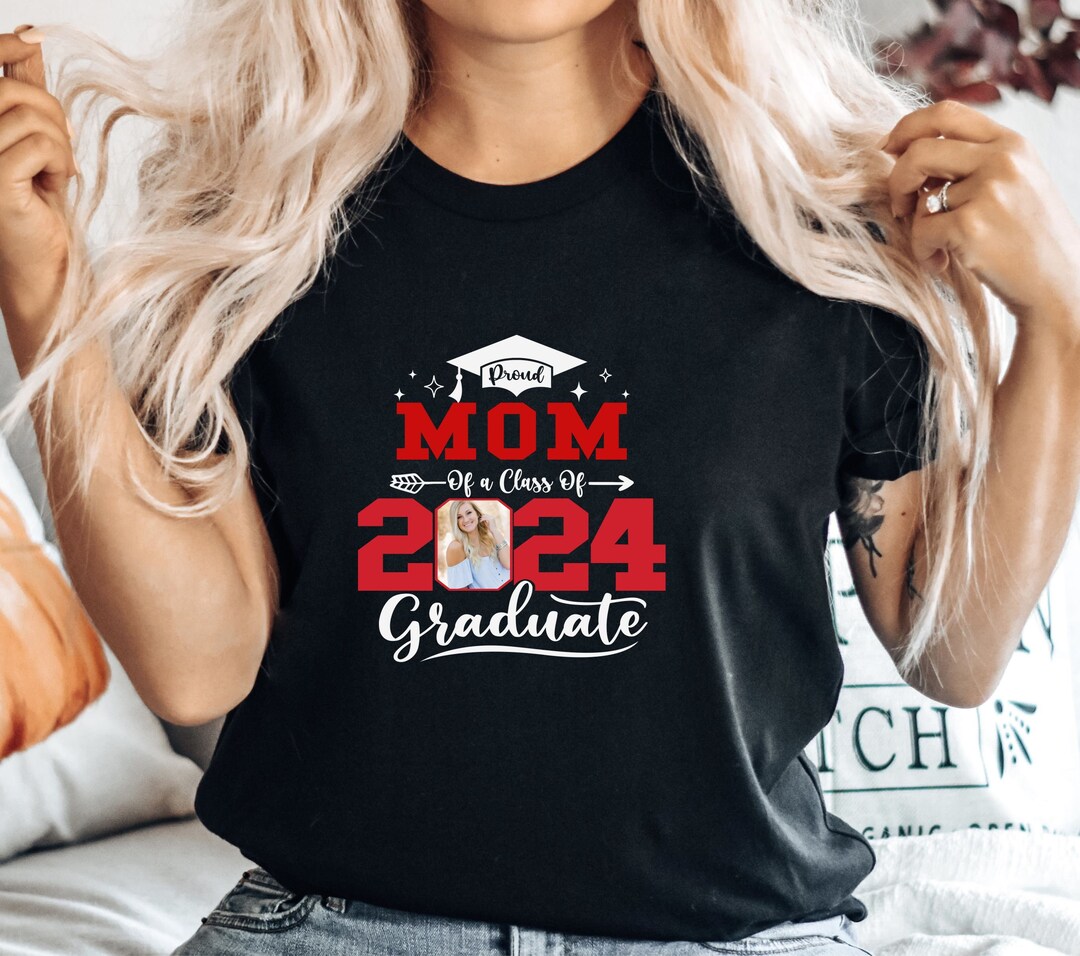 Custom Photo Family Matching Graduation Shirts, Senior 2024 Class of ...