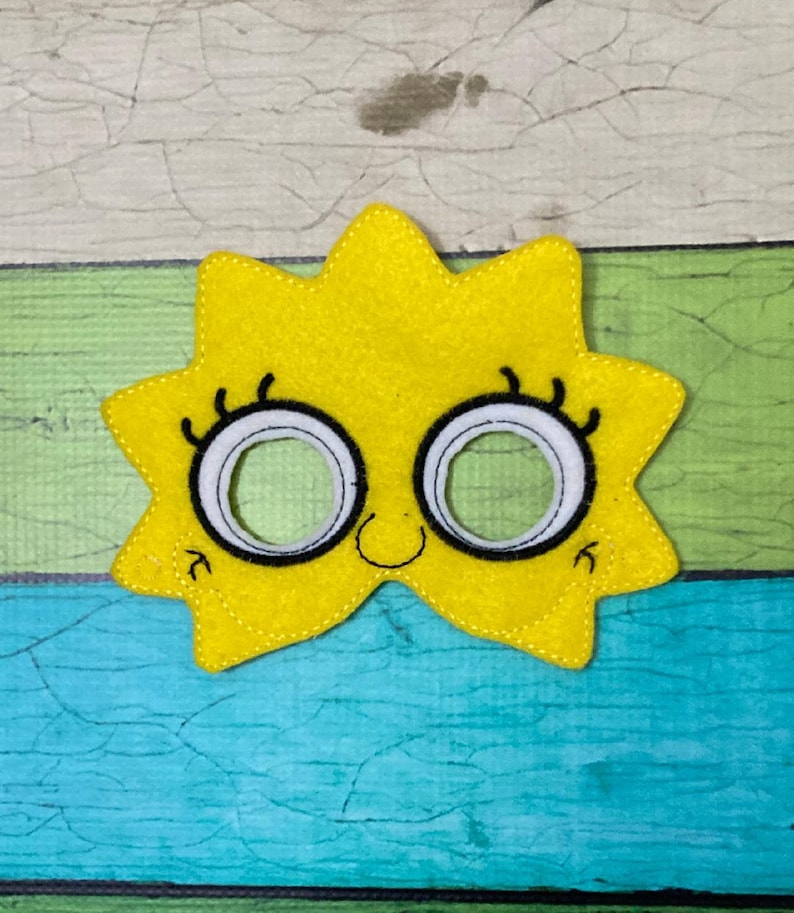 Simpsons Family Felt Mask Deluxe Felt Mask Kids Mask Costume Dress-up ...