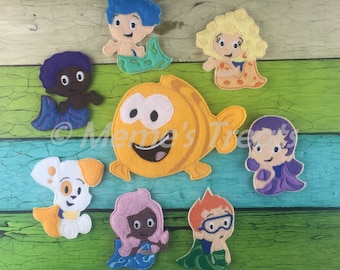 Mermaid Finger Puppets - Etsy