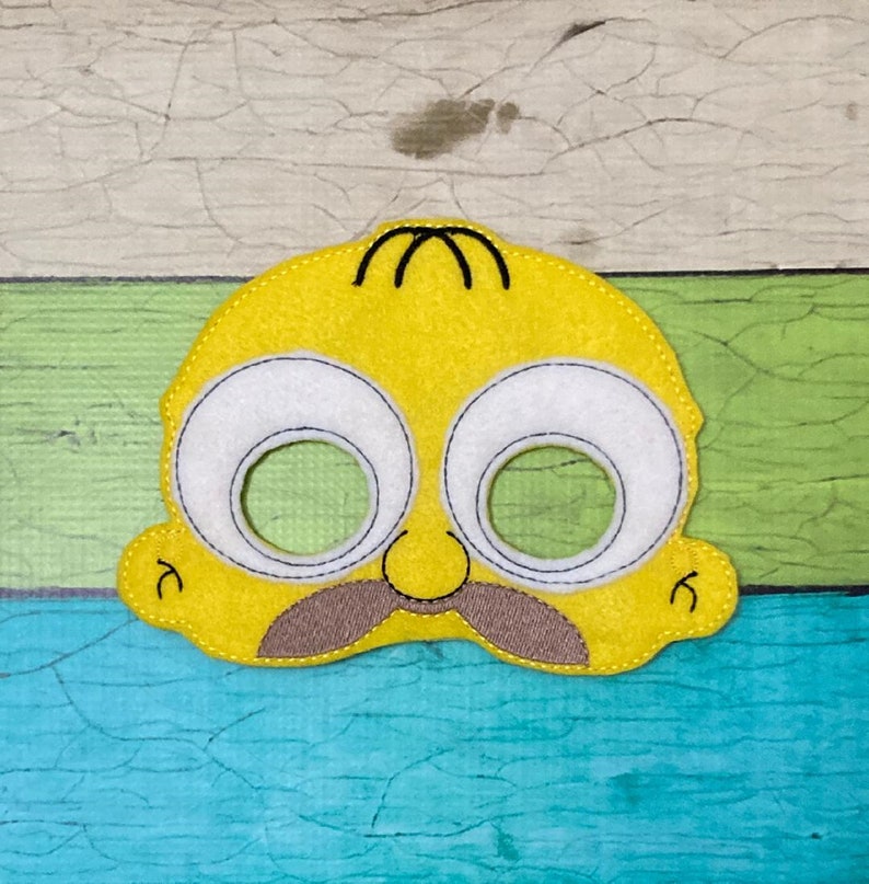 Simpsons Family Felt Mask - Deluxe Felt Mask -- Kids Mask – Costume ...