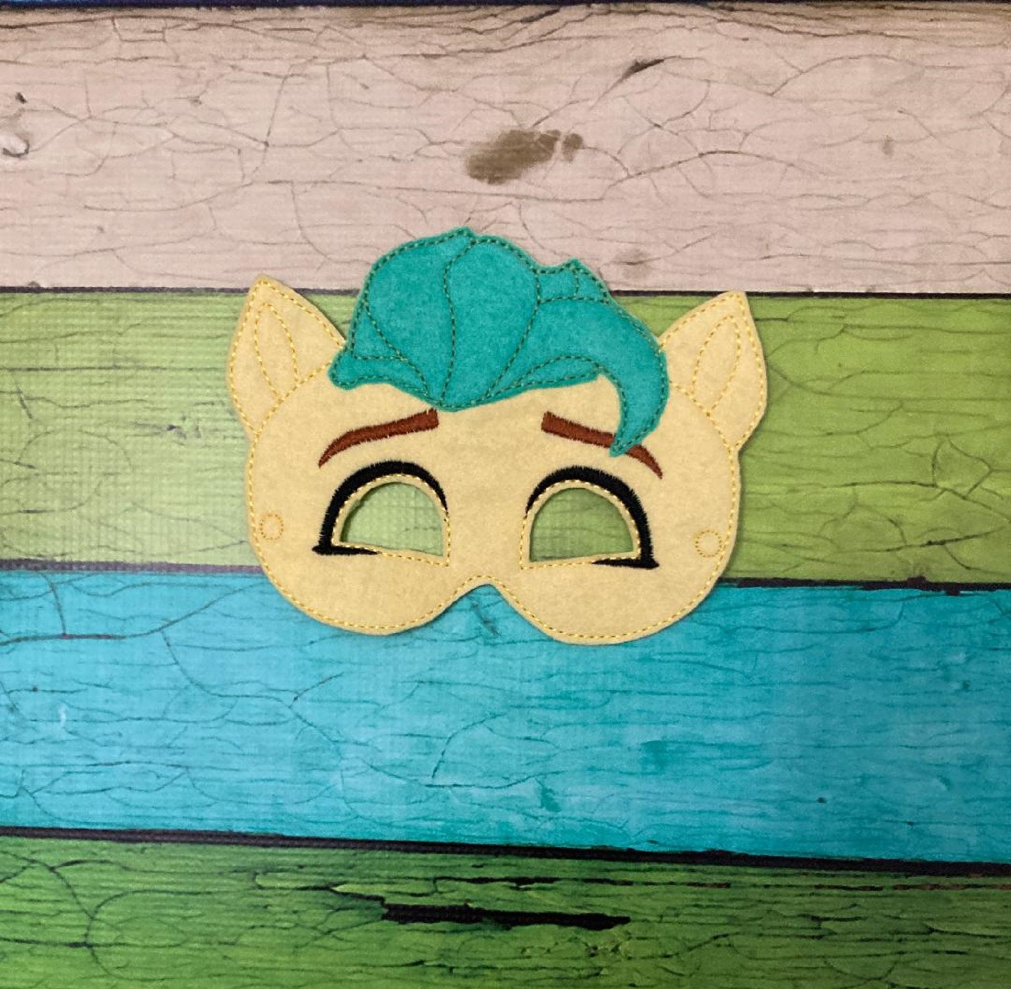 New Pony Felt Mask - Deluxe Felt Mask -- Kids Mask – Costume – Dress-up ...