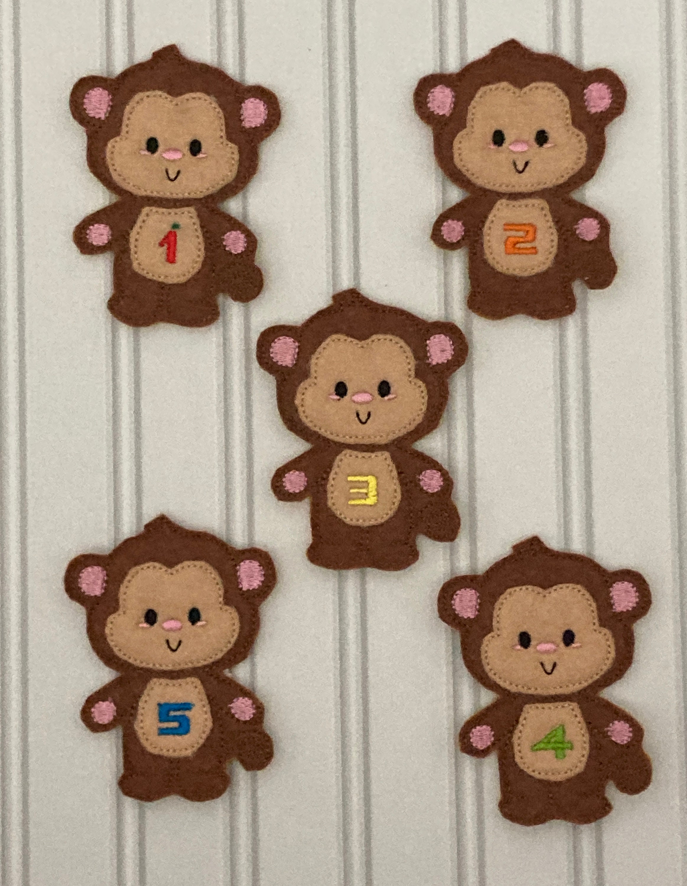 Set of 7 Finger Puppets - Inspired by TV Children's Book and Song - Etsy