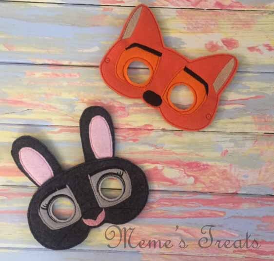 Zoo Adventure Felt Mask Deluxe Felt Mask Kids Mask - Etsy