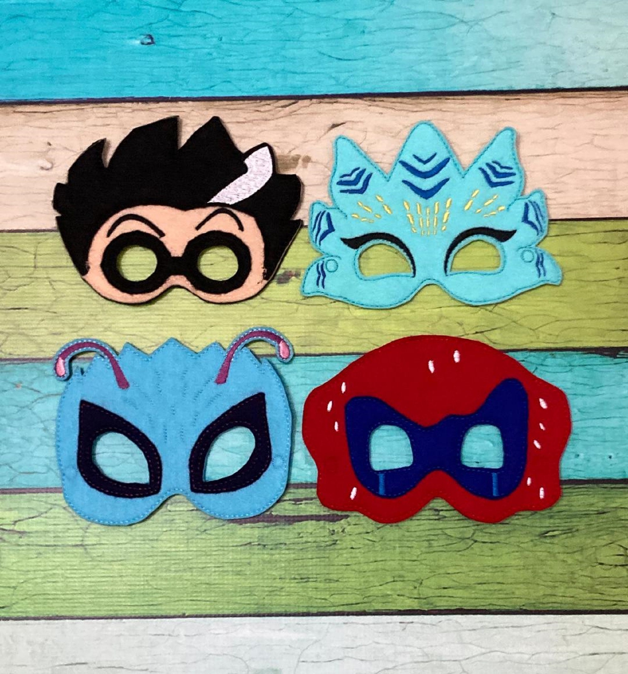 New Villain Felt Mask - Deluxe Felt Mask -- Kids Mask – Costume – Dress ...