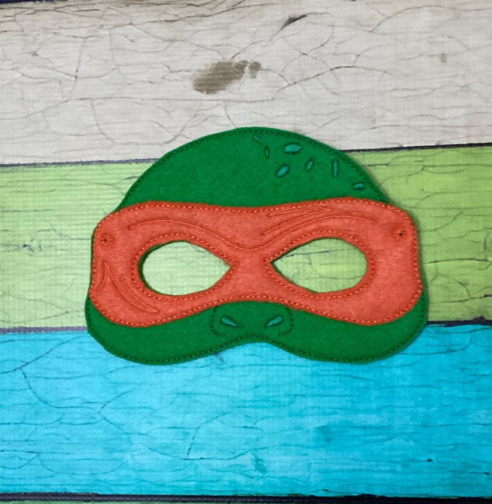 Deluxe Felt Mask Kids Mask Inspired by Turtles Heros - Etsy