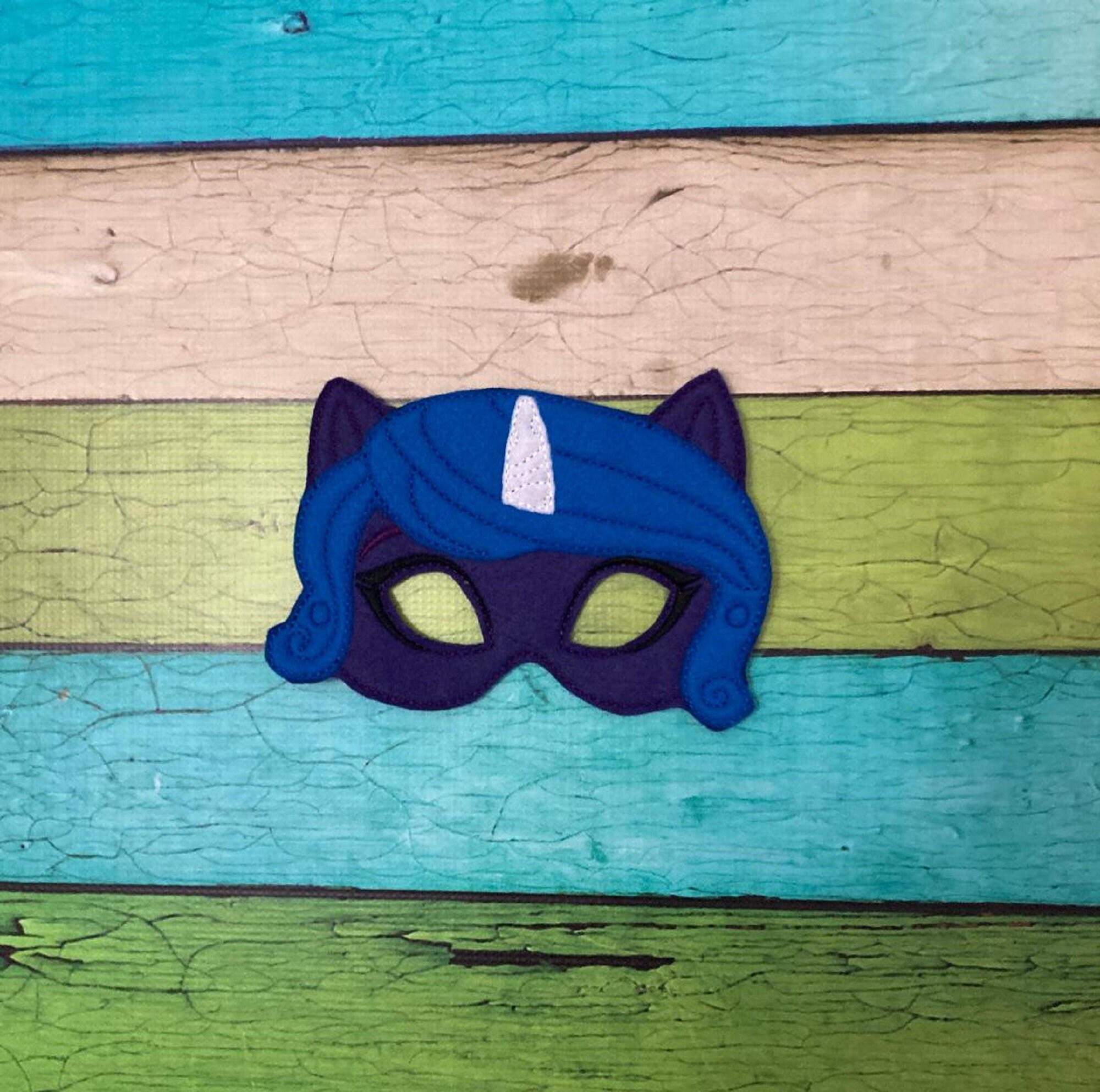 New Pony Felt Mask - Deluxe Felt Mask -- Kids Mask – Costume – Dress-up ...