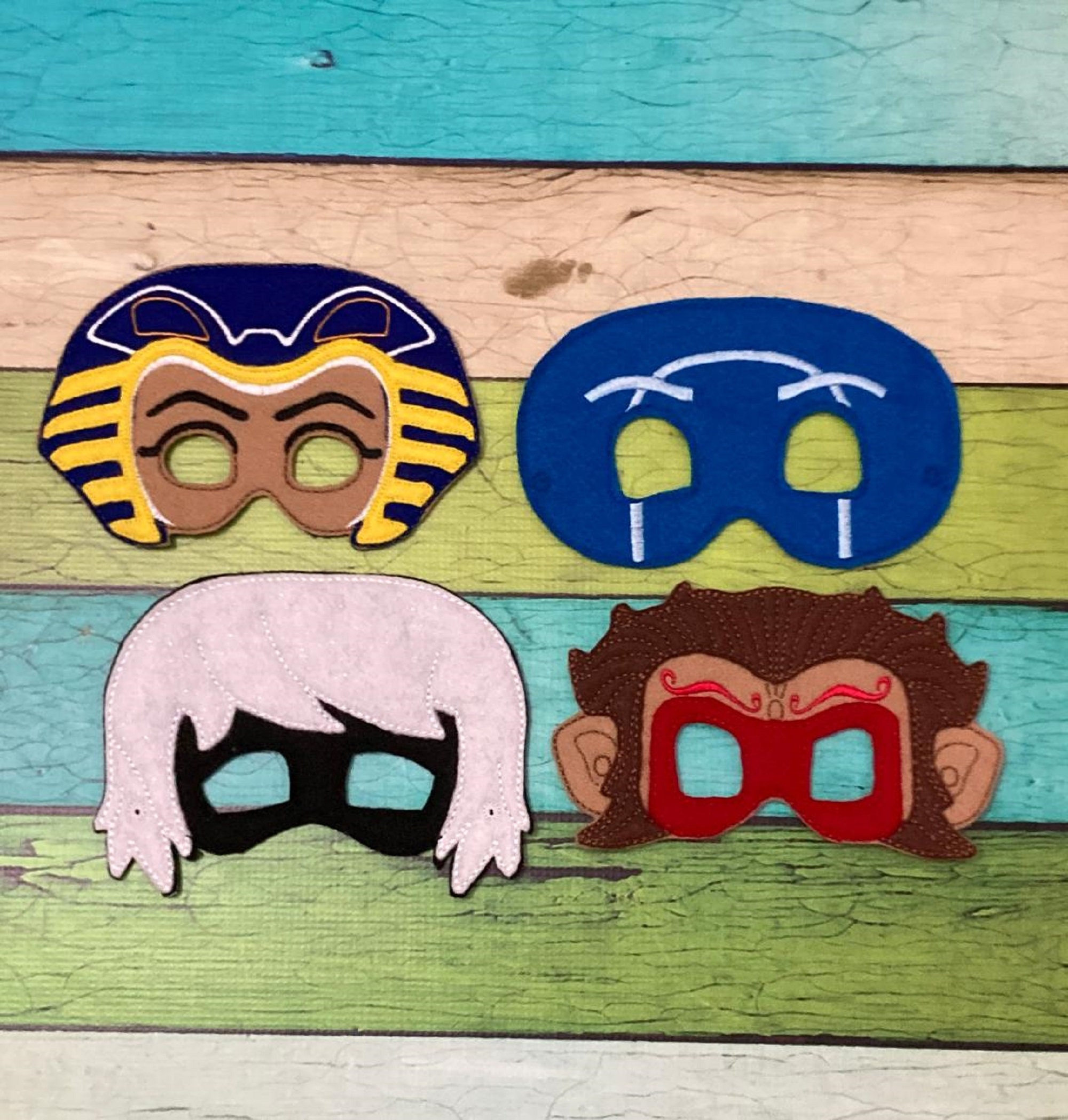 New Villain Felt Mask - Deluxe Felt Mask -- Kids Mask – Costume – Dress ...