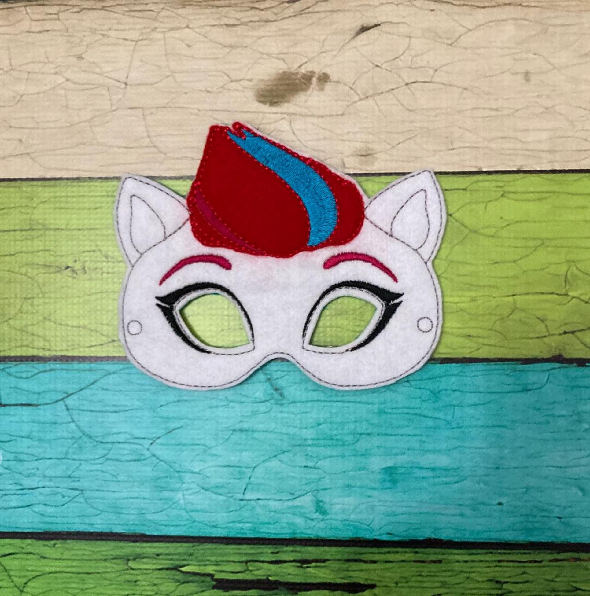 New Pony Felt Mask - Deluxe Felt Mask -- Kids Mask – Costume – Dress-up ...
